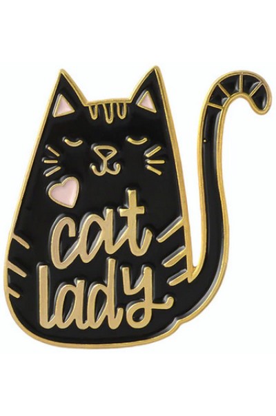 The Woo-Woo Shop - Cat Lady Enamel Pin